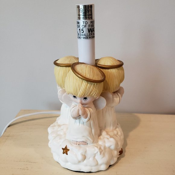 Accents | Baby Praying Angels Table Lamp Nightlight Night Light No ...
